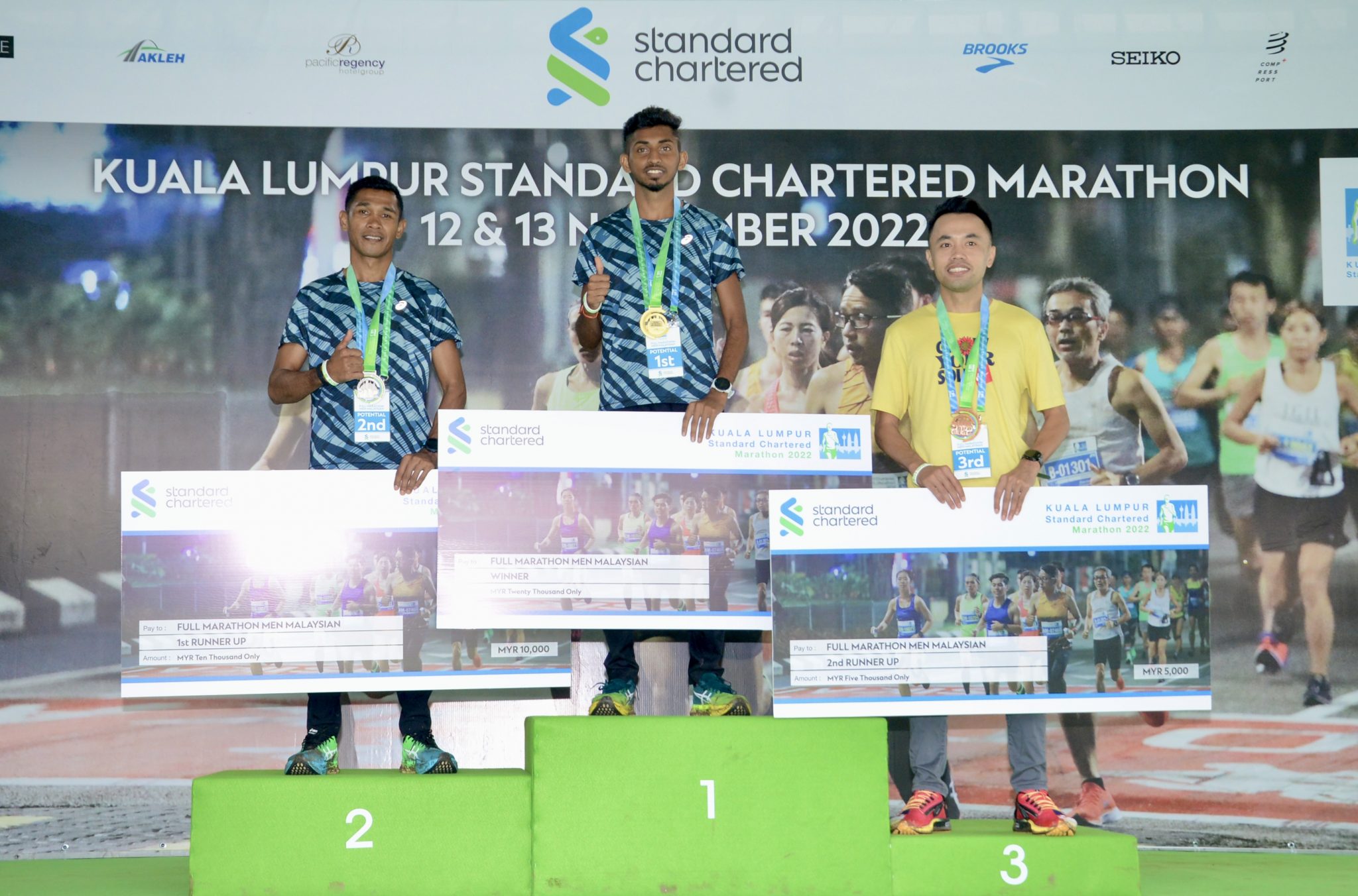 Poo Vasanthan, Amelia Binti Musa Win KLSCM Full Marathon Malaysian ...